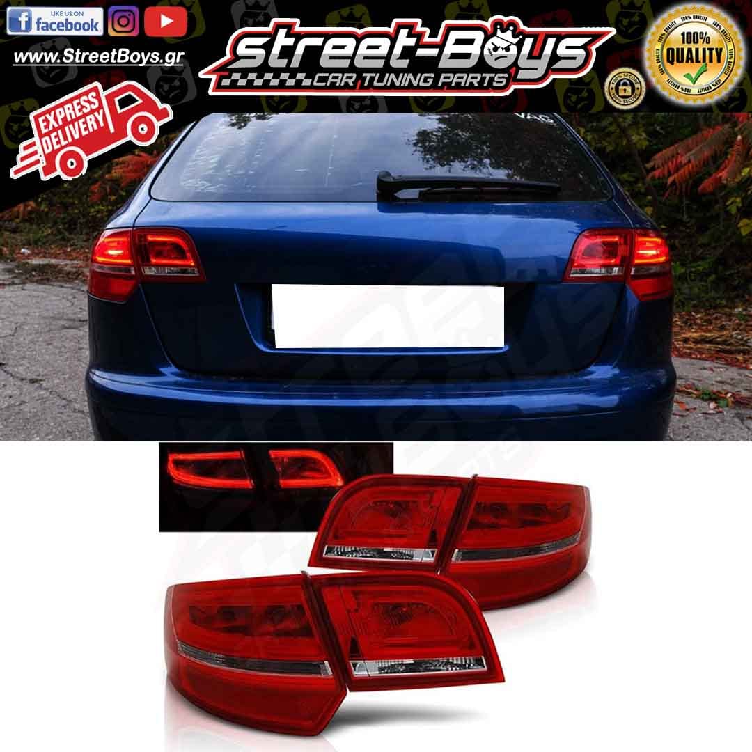 ΦΑΝΑΡΙΑ ΠΙΣΩ LED AUDI A3 8P (2004-2008) - STREET BOYS - CAR TUNING SHOP