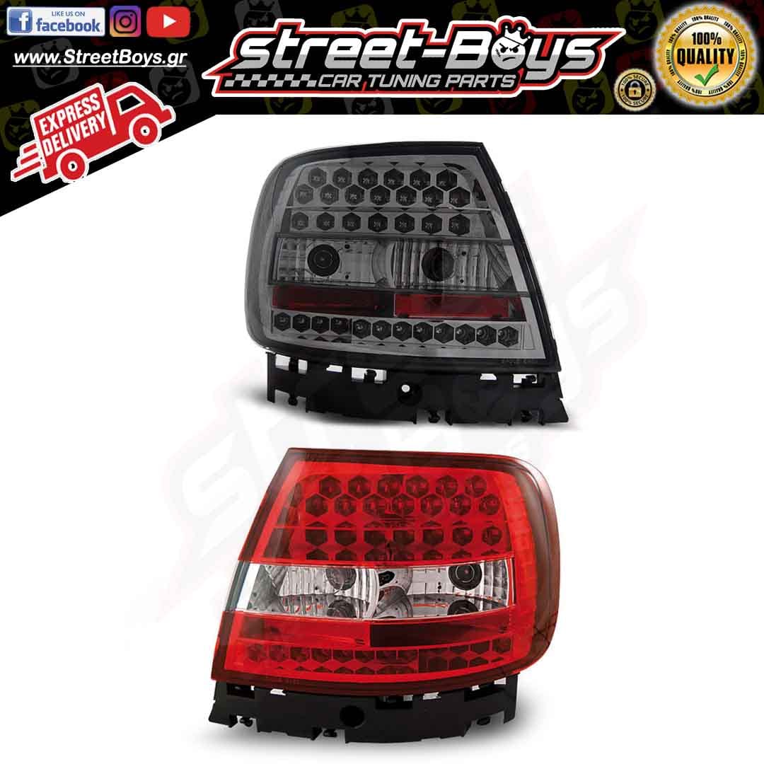 ΠΙΣΩ ΦΑΝΑΡΙΑ LED AUDI A4 B5 (1994-2000) - STREET BOYS - CAR TUNING SHOP