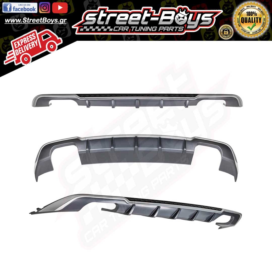 SPOILER ΔΙΑΧΥΤΗΣ ΠΙΣΩ ΠΡΟΦΥΛΑΚΤΗΡΑ [S3 TYPE] AUDI A3 8V SEDAN STANDARD ...