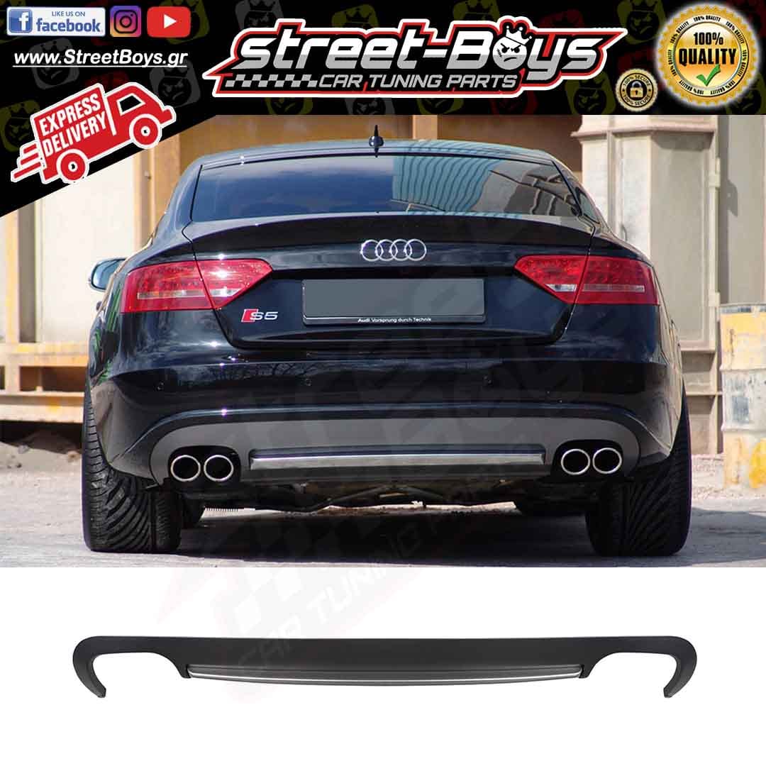 SPOILER ΔΙΑΧΥΤΗΣ ΠΙΣΩ ΠΡΟΦΥΛΑΚΤΗΡΑ [S5 TYPE] AUDI A5 8T SPORTBACK ...