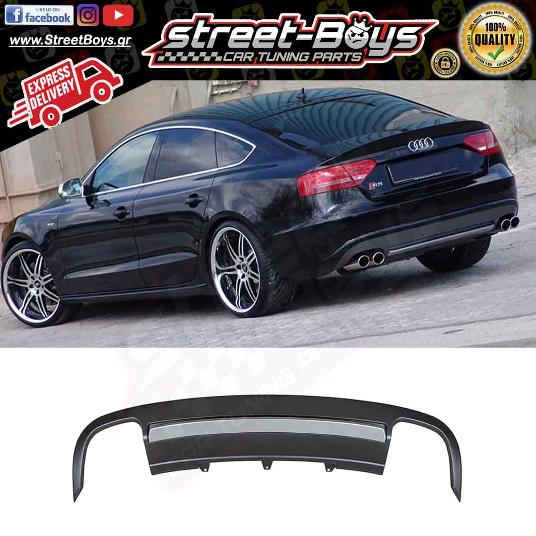 SPOILER ΔΙΑΧΥΤΗΣ ΠΙΣΩ ΠΡΟΦΥΛΑΚΤΗΡΑ [S5 TYPE] AUDI A5 8T SPORTBACK ...