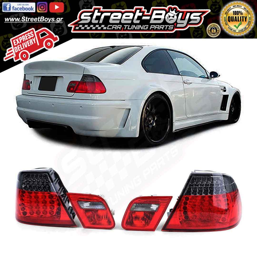 ΠΙΣΩ ΦΑΝΑΡΙΑ LED BMW E46 COUPE FACELIFT (2003-2006) - STREET BOYS - CAR ...