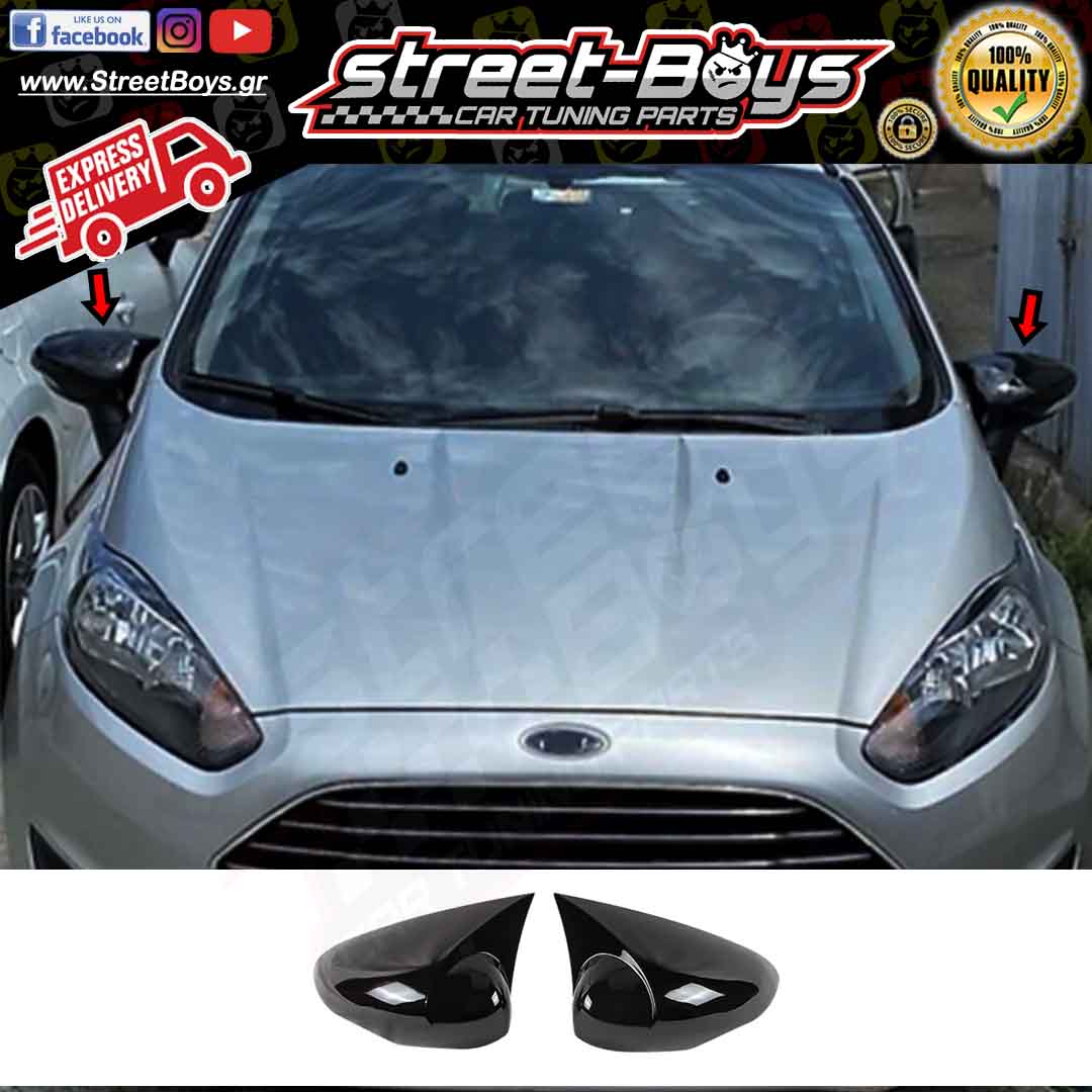 ΚΑΠΑΚΙΑ ΚΑΘΡΕΦΤΗ [BAT TYPE] FORD FIESTA MK6 (2008-2016) - STREET BOYS ...