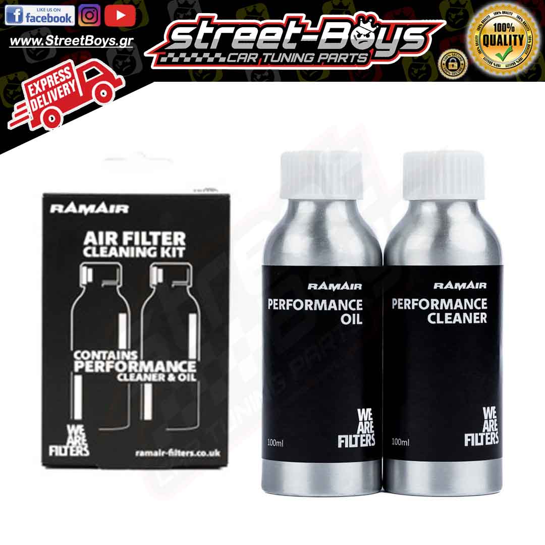 ΚΙΤ ΚΑΘΑΡΙΣΜΟΥ ΦΙΛΤΡΟΥ ΑΕΡΑ RAMAIR - STREET BOYS - CAR TUNING SHOP