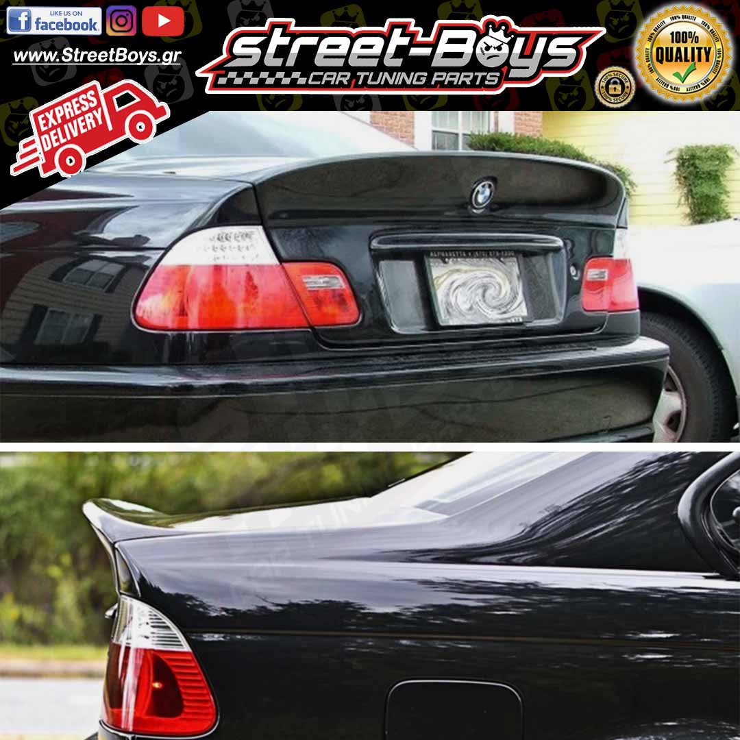 ΑΕΡΟΤΟΜΗ [CSL ABS TYPE] SPOILER BMW E46 SEDAN - STREET BOYS - CAR ...