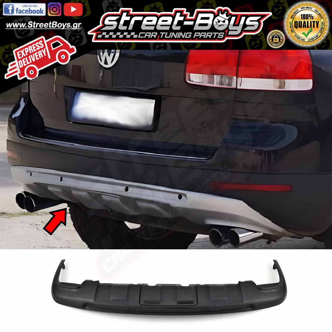 SPOILER ΔΙΑΧΥΤΗΣ ΠΙΣΩ ΠΡΟΦΥΛΑΚΤΗΡΑ VW TOUAREG 7L (2002-2010) - STREET ...
