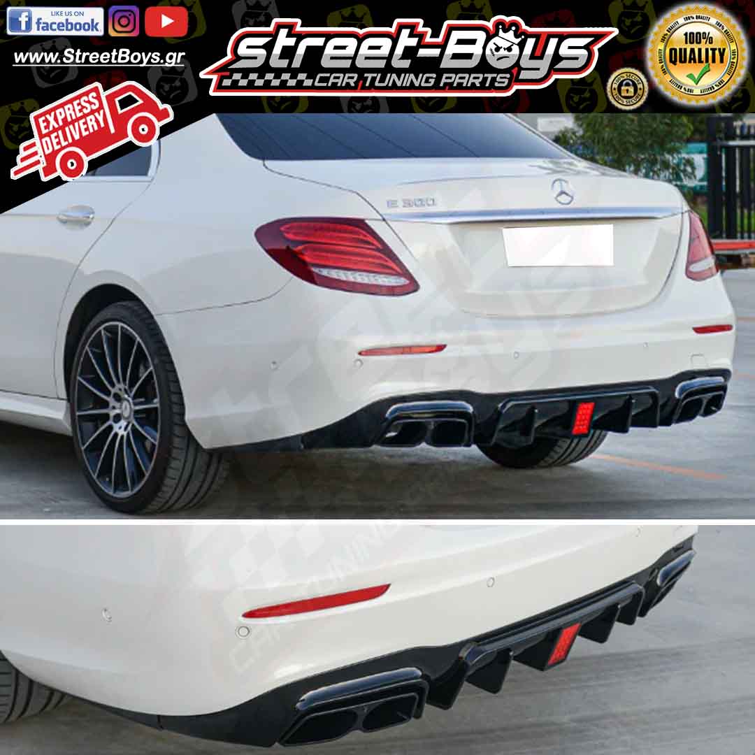 SPOILER [BRABUS TYPE] ΔΙΑΧΥΤΗΣ ΠΙΣΩ ΠΡΟΦΥΛΑΚΤΗΡΑ ΜΕ ΜΑΥΡΕΣ ΜΠΟΥΚΕΣ ...
