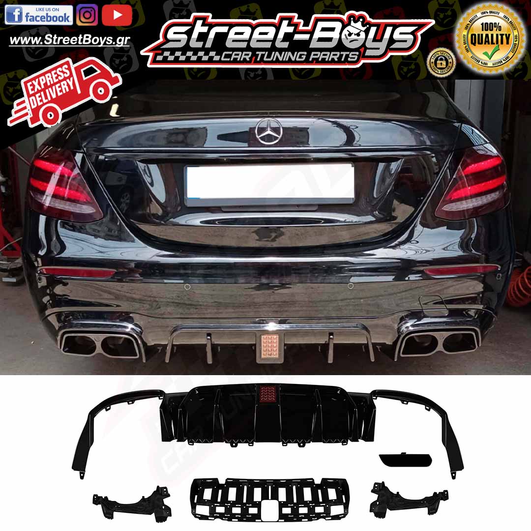 SPOILER [BRABUS TYPE] ΔΙΑΧΥΤΗΣ ΠΙΣΩ ΠΡΟΦΥΛΑΚΤΗΡΑ MERCEDES BENZ W213 AMG ...