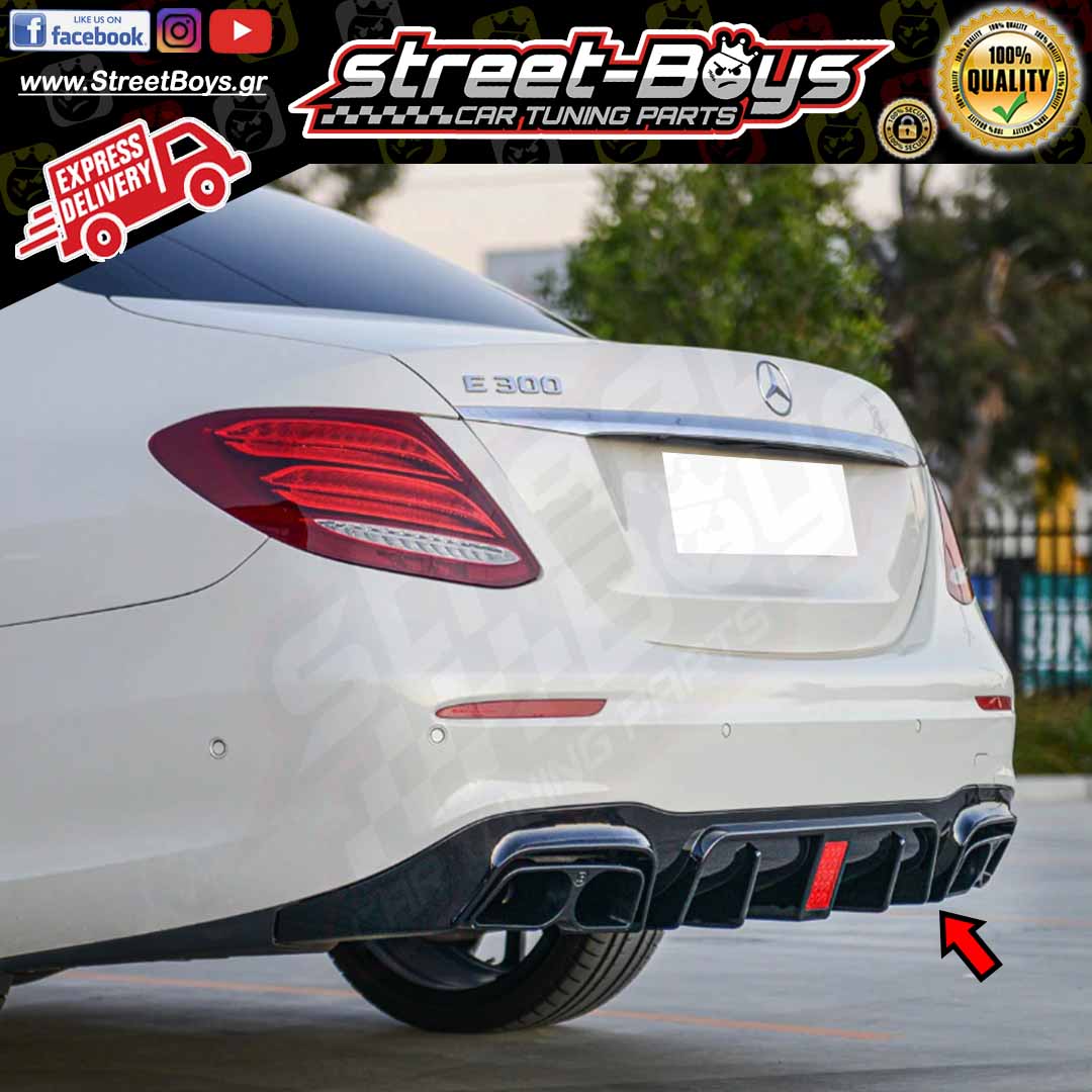 SPOILER [BRABUS TYPE] ΔΙΑΧΥΤΗΣ ΠΙΣΩ ΠΡΟΦΥΛΑΚΤΗΡΑ MERCEDES BENZ W213 AMG ...