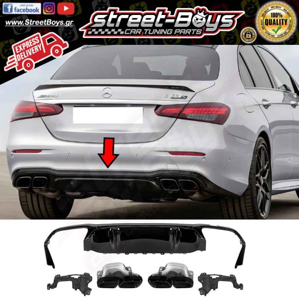 SPOILER [E63 GT TYPE] ΔΙΑΧΥΤΗΣ ΠΙΣΩ ΠΡΟΦΥΛΑΚΤΗΡΑ ΜΕ ΜΑΥΡΕΣ ΜΠΟΥΚΕΣ ...
