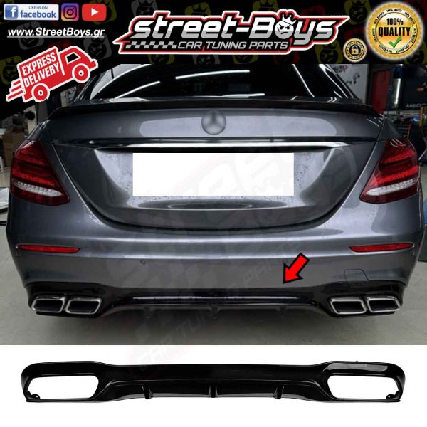 SPOILER [E63 TYPE] ΔΙΑΧΥΤΗΣ ΠΙΣΩ ΠΡΟΦΥΛΑΚΤΗΡΑ MERCEDES BENZ W213 AMG ...