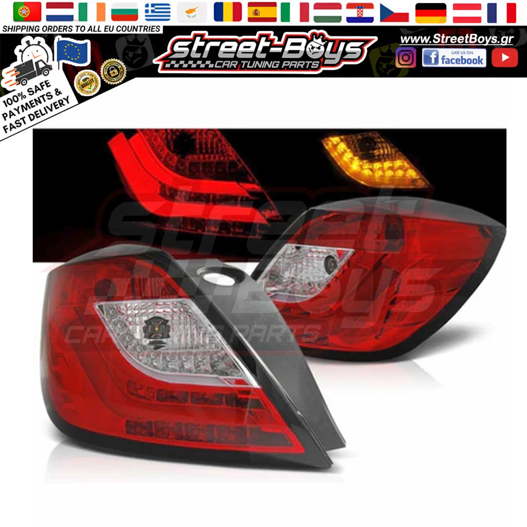 ΠΙΣΩ ΦΑΝΑΡΙΑ LED OPEL ASTRA H (3Θ) HATCHBACK (2004-2009) - STREET BOYS ...