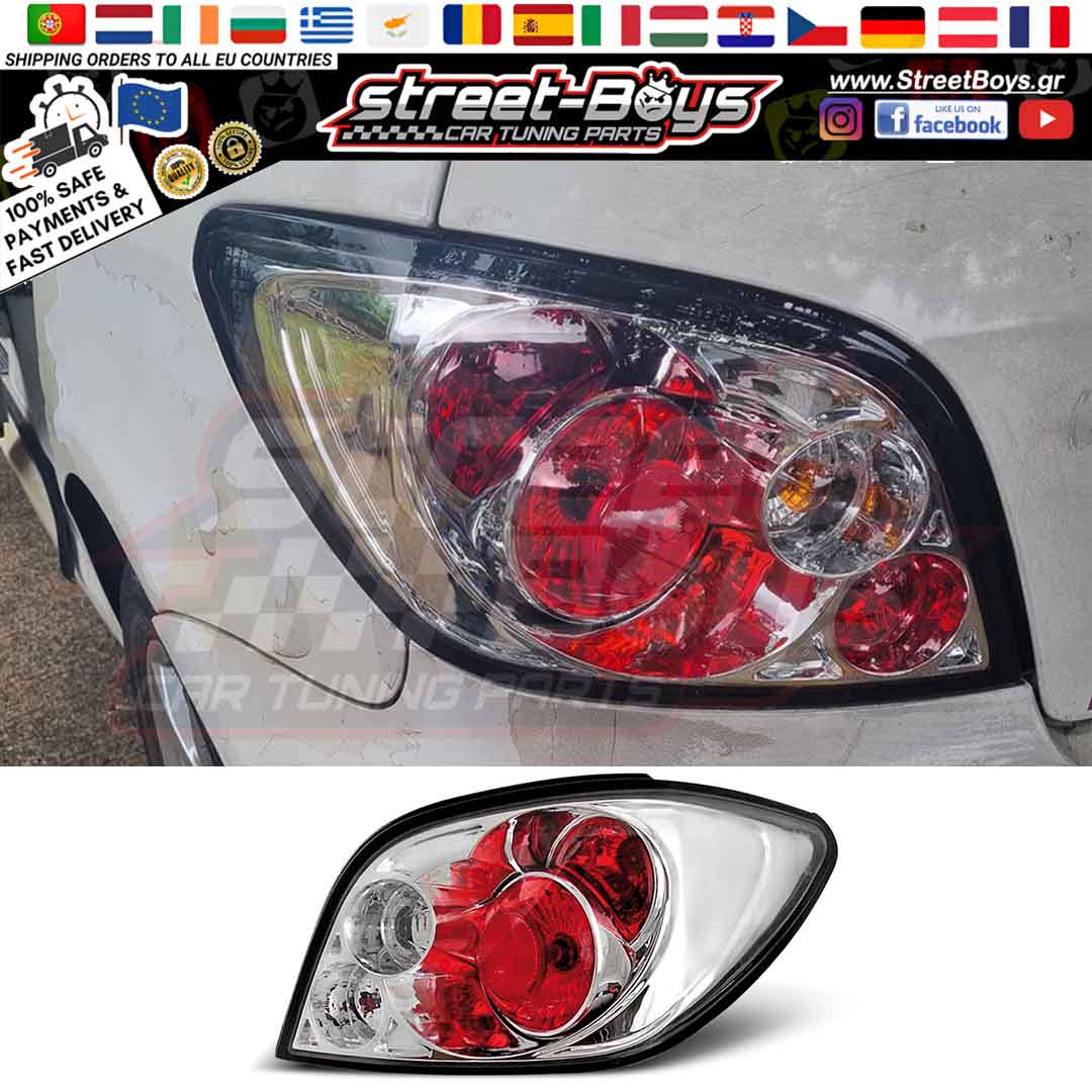 ΠΙΣΩ ΦΑΝΑΡΙΑ PEUGEOT 307 - STREET BOYS - CAR TUNING SHOP