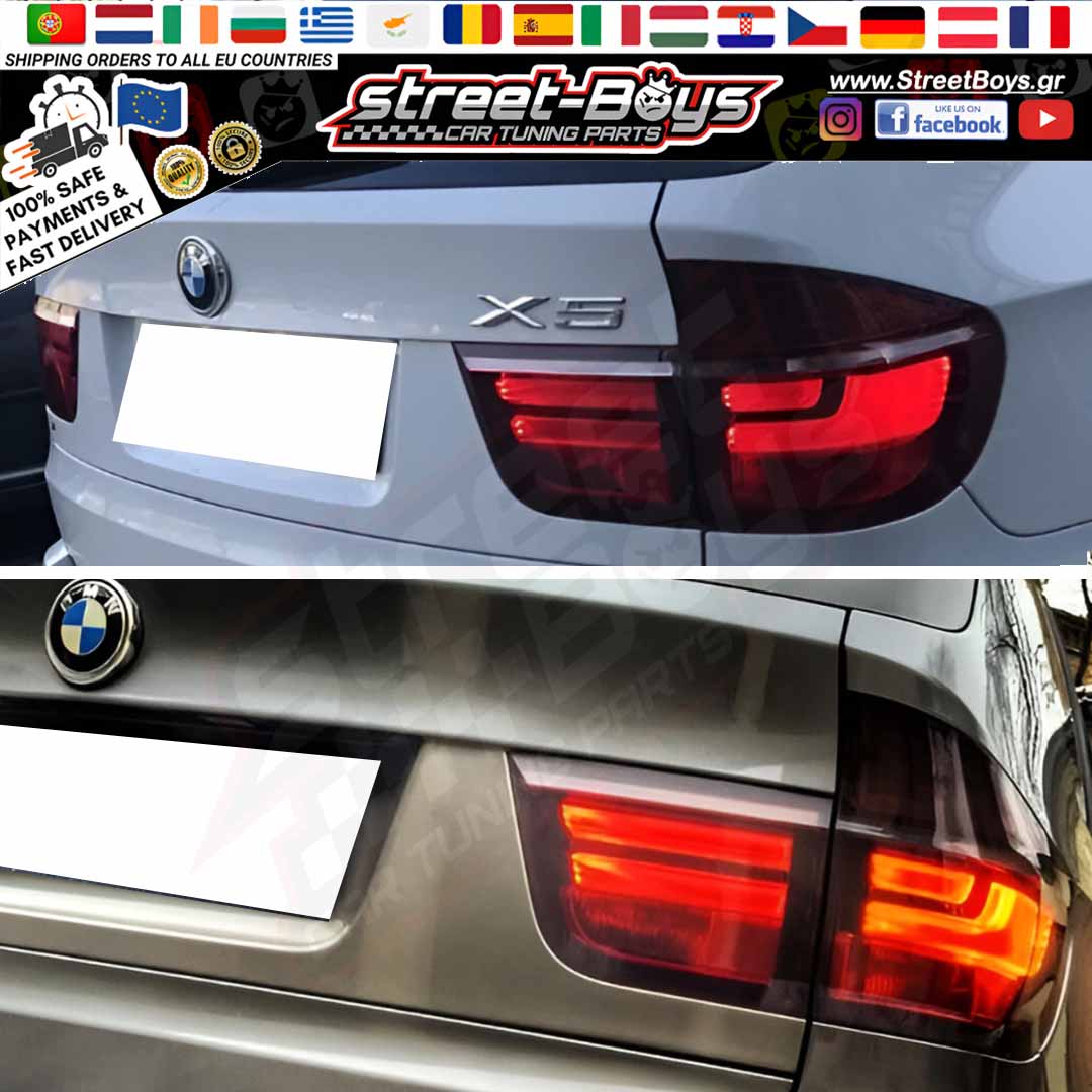 ΠΙΣΩ ΦΑΝΑΡΙΑ LED BMW X5 E70 (2007-2010) - STREET BOYS - CAR TUNING SHOP