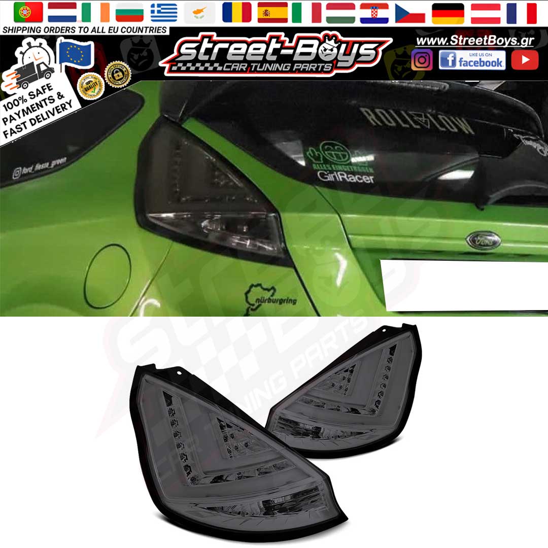 ΠΙΣΩ ΦΑΝΑΡΙΑ LED FORD FIESTA MK6 FACELIFT (2012-2016) - STREET BOYS ...